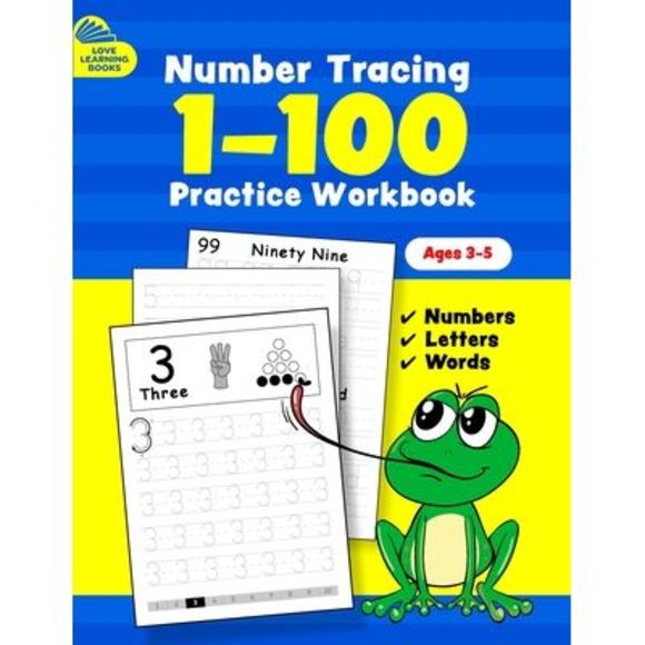 Turner | Other | Number Tracing Book For Preschoolers And Kids Learn ...